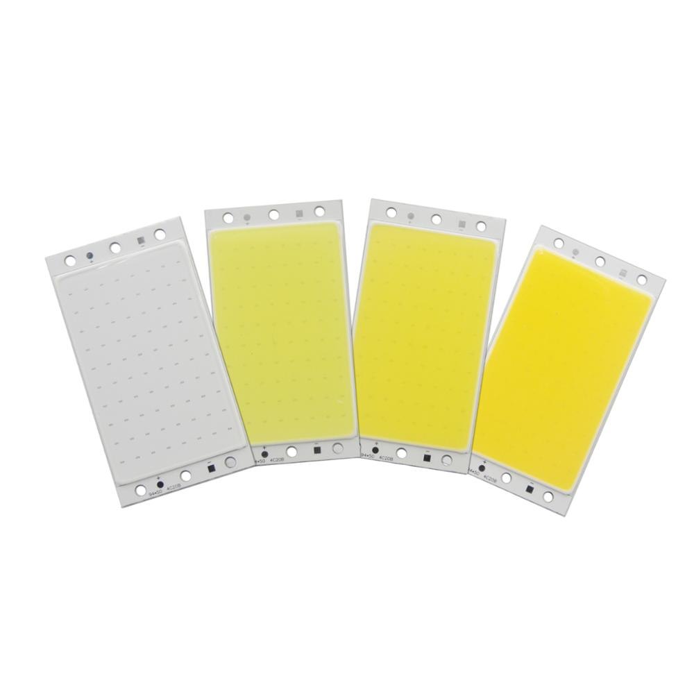 16W LED COB Light Bar Module 94*50mm Warm Natural White Blue DC 12V ...