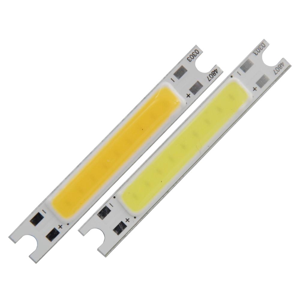 3W LED COB Light Bar Module Warm White/ White DC 9V 48mm*7mm | SatisLED