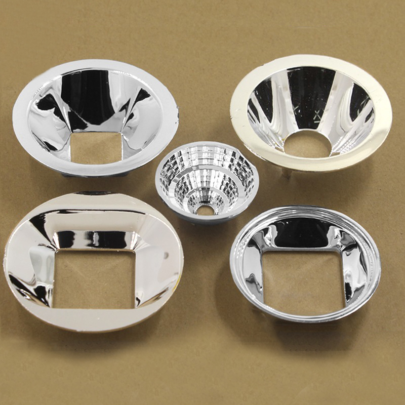 3W 50W 100W LED Reflector Cup Diameter 35mm 50mm 57mm 58mm 82mm 94.5mm ...
