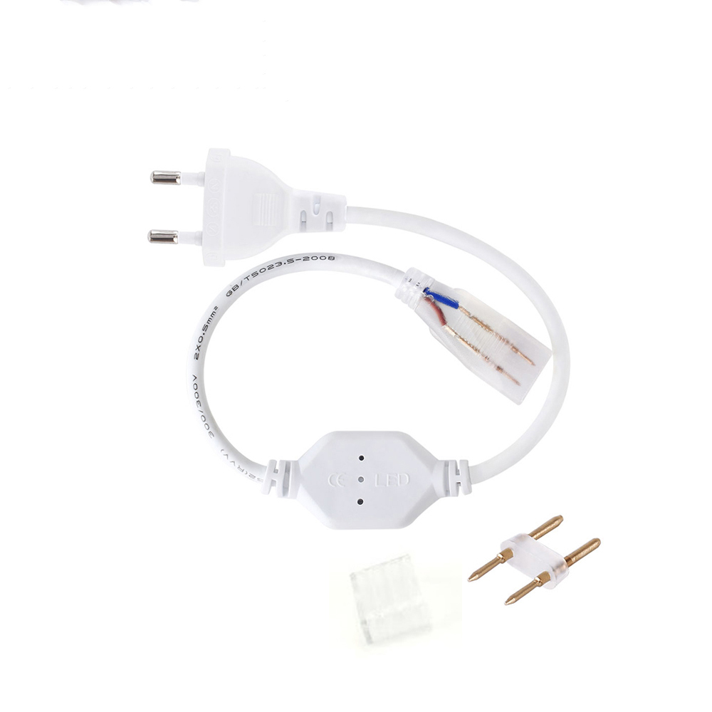AC220-240V Led Neon strip Power Supply Adapter EU/US plug for 2 Pins ...