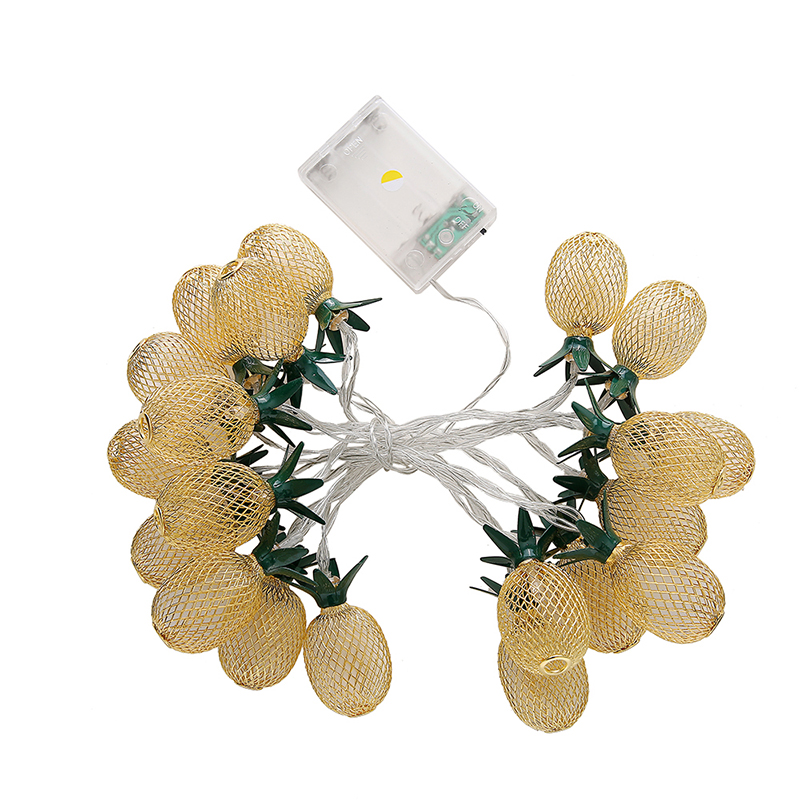 Battery Powered LED Pineapple Light String 1.5M/3M/6M | SatisLED