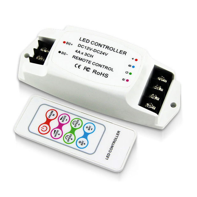 Constant Voltage 4A/CH*3 Wireless RF Remote LED RGB Controller | SatisLED