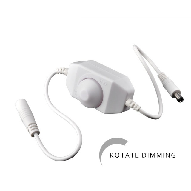 DC12-24V mini LED Dimmer ,Single Color Brightness Adjust on The Wire ...