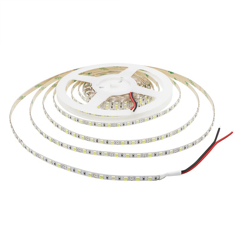 DC 12V 3014 SMD Flexible LED Strip 216LEDs/m Double Row Emitting White ...