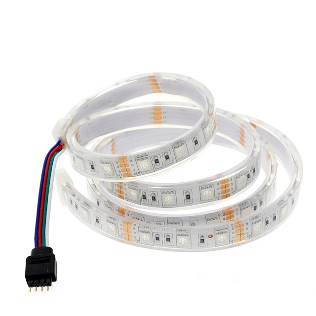 DC 12V 5050 SMD Flexible LED Strip 60LED/M IP68 Waterproof Tape 0.5m/1m ...