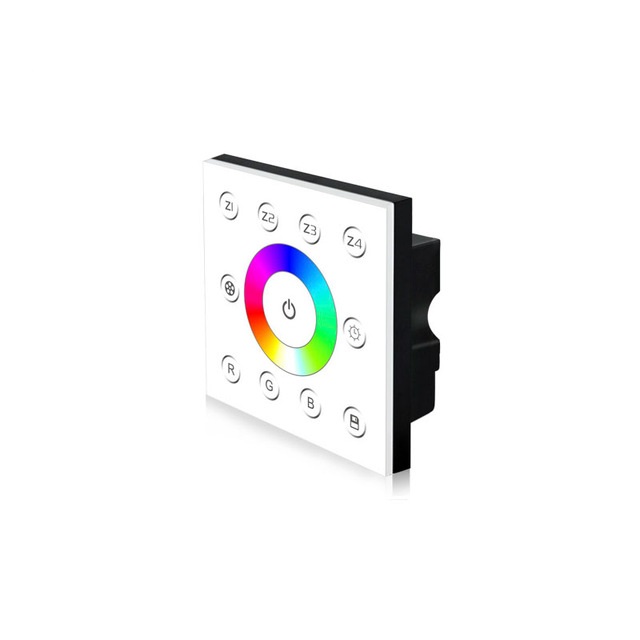 Wall Mounted RGB DMX512 12 Channel Touch Panel Controller Multi-Zone ...