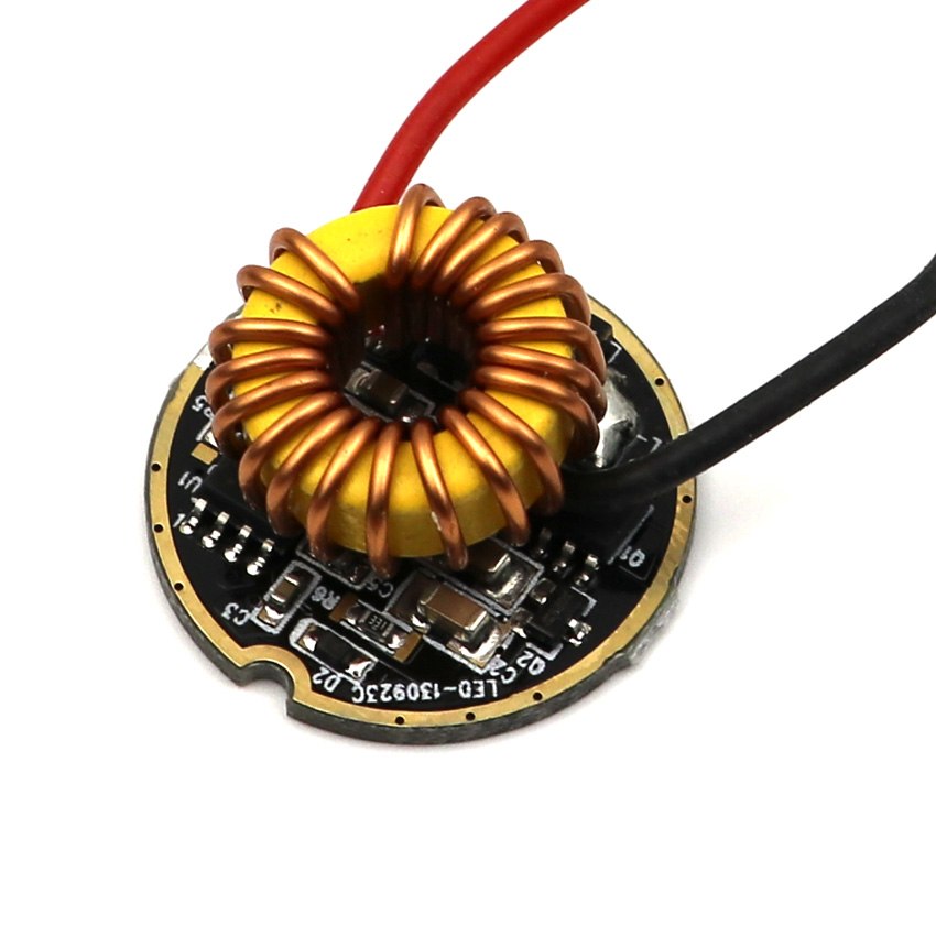 10W 26mm Flashlight LED Driver for Luminus SST-50 LED Input DC7-13V ...