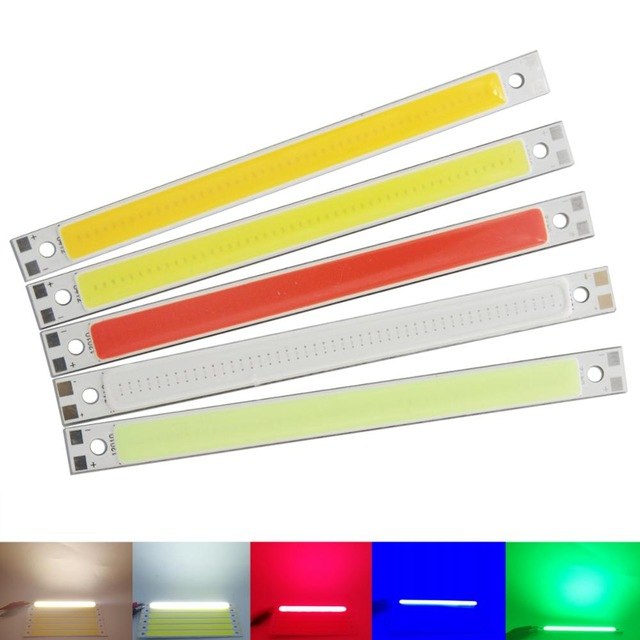 10W LED COB Light Bar Module 120*10mm Warm/Pure White/Chip Red/Blue DC ...