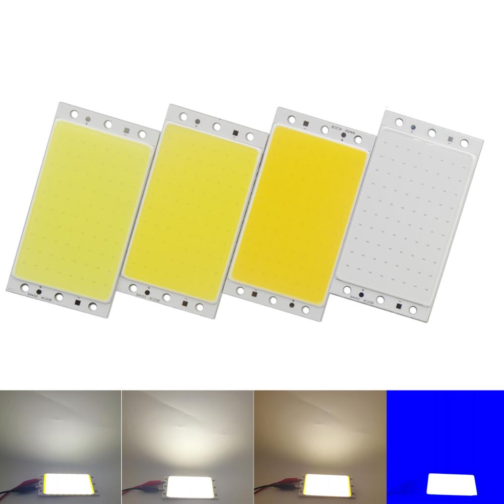 16W LED COB Light Bar Module 94*50mm Warm Natural White Blue DC 12V ...