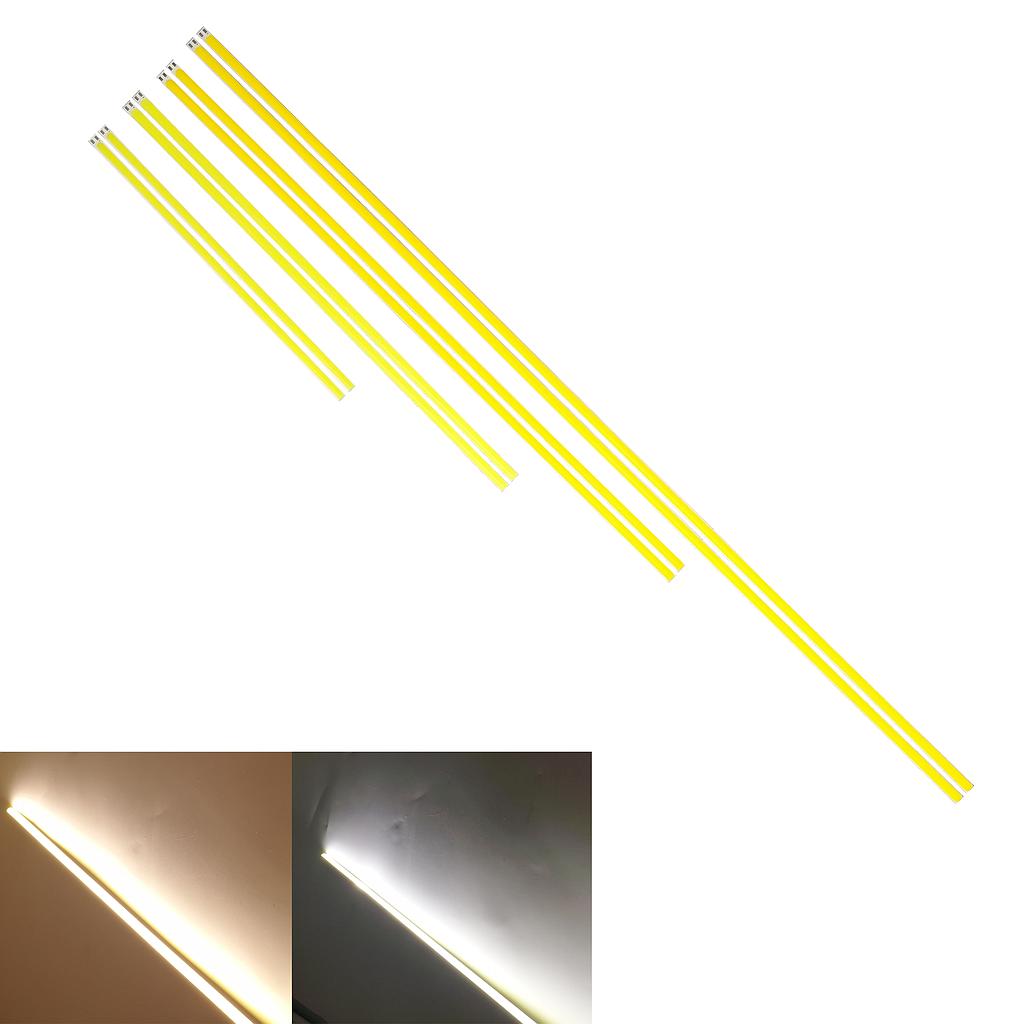 8/10/12/14/16W COB LED Long Strip Bar 200/300/400/500/600*6mm 12V ...