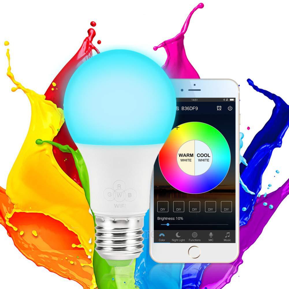 4.5W WiFi Smart LED Bulb E27 E22 RGBW Bulb | SatisLED