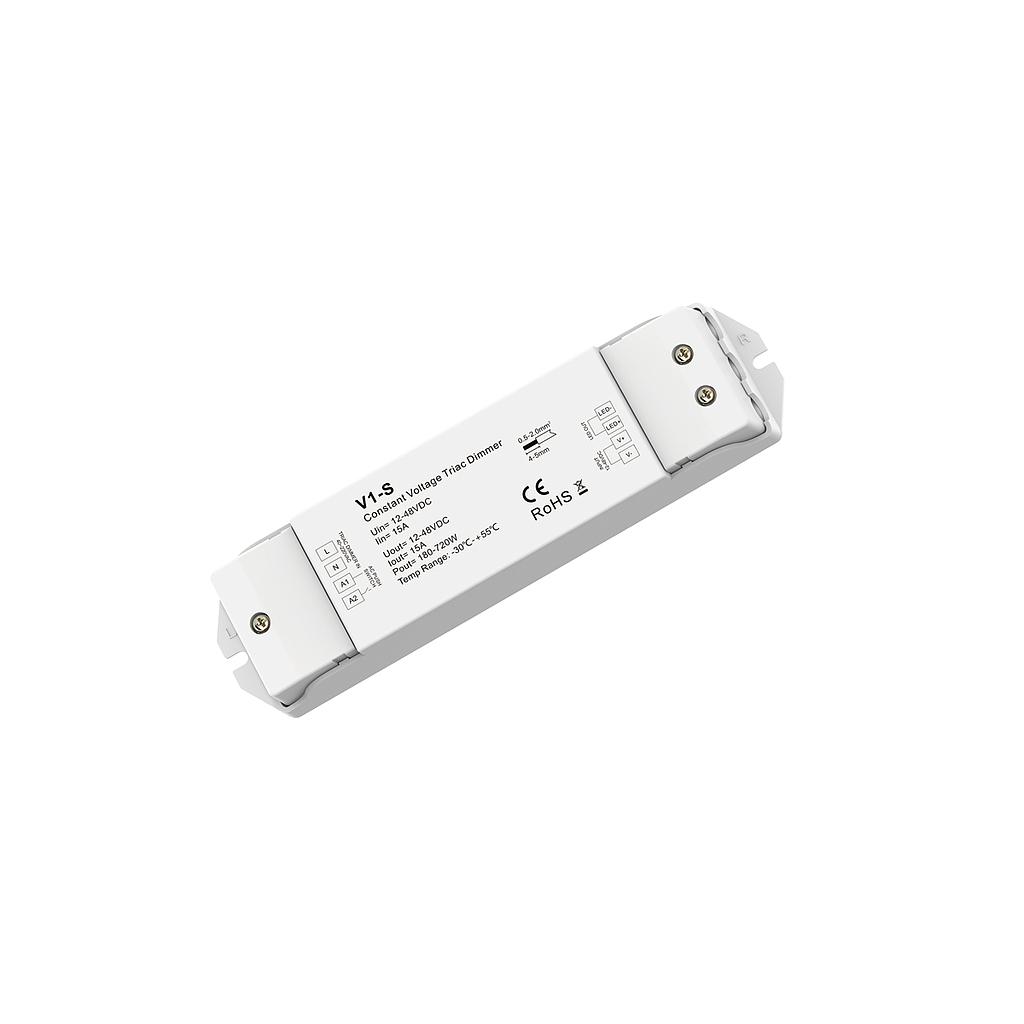 V1-S DC12-48V RF2.4G 1 Channel PWM Constant Voltage Triac Dimming ...