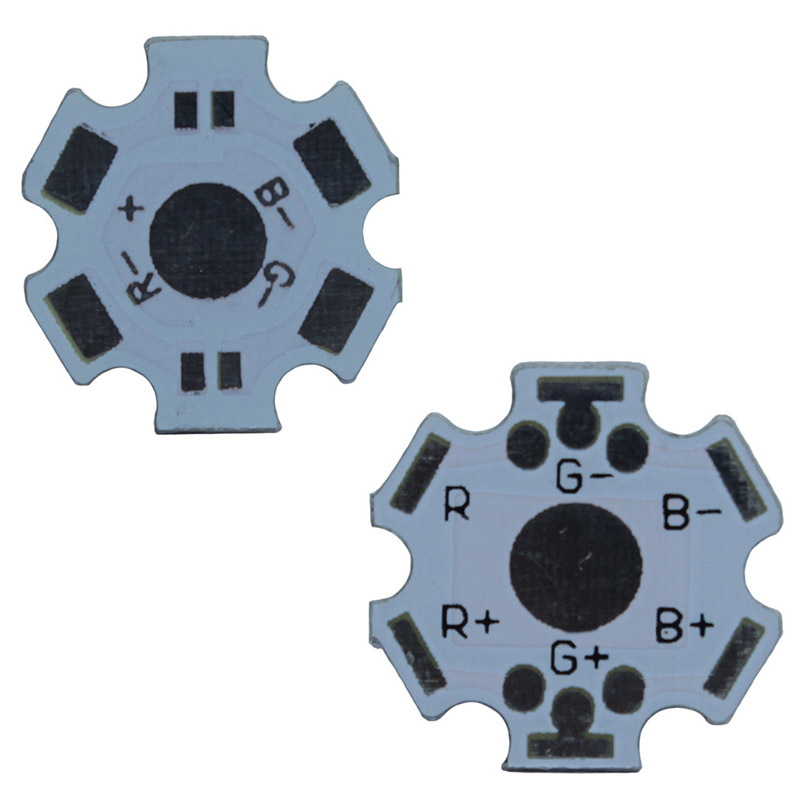 20mm 4Pin/6Pin RGB LED White Aluminum Base Plate PCB Board for 1 3 5W ...