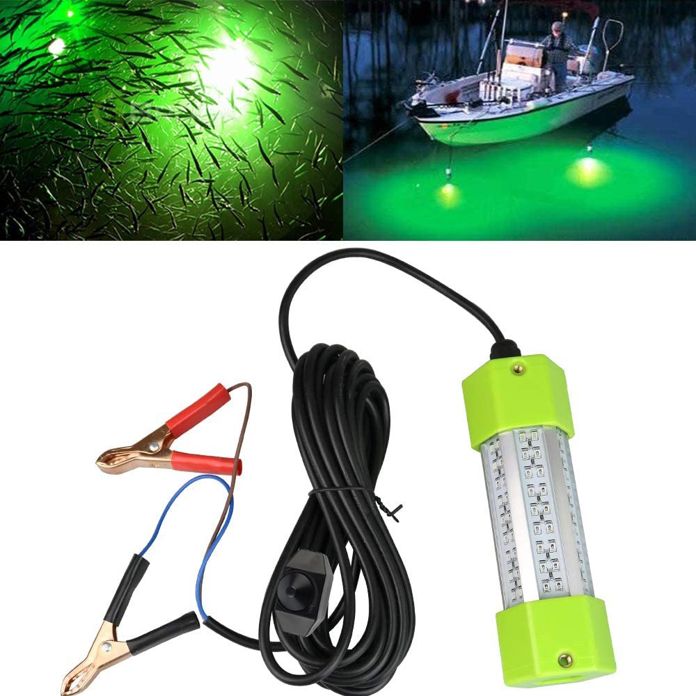 DC12V 70W/130W Dimmable LED Fish Submersible Underwater Fishing Light ...